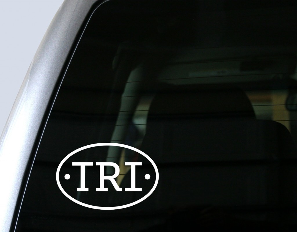 Triathlon (TRI) Decal by Salt City Graphics